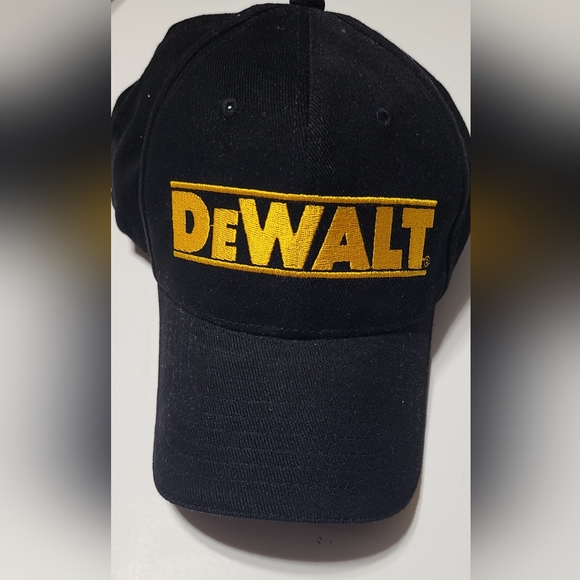 Accessories | Vintage Dewalt Black Cap 199s | Poshmark